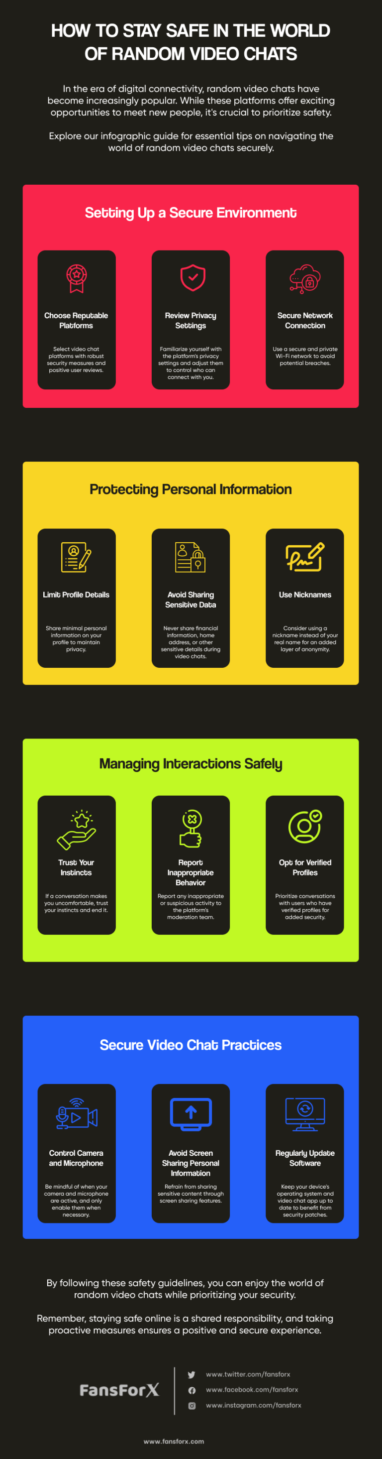 How to Stay Safe in the World of Random Video Chats?